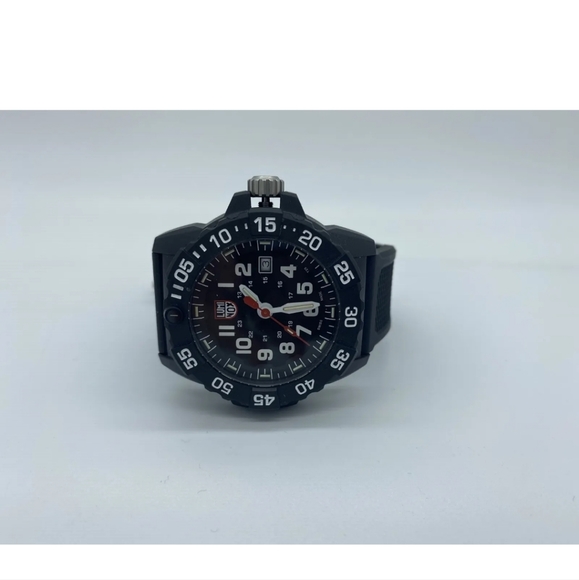 Luminox | Accessories | Luminox Watch Navy Seal Black Dial Red Second ...